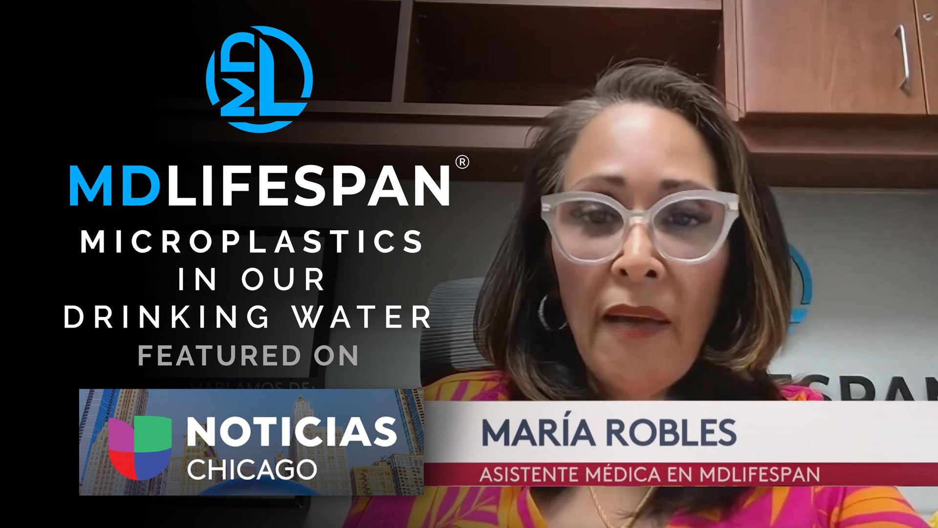 Microplastics in Chicago Water with Univision Chicago - MDLifespan